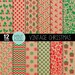 Christmas Scrapbooking Paper, Christmas Digital Paper, Kraft Paper ...