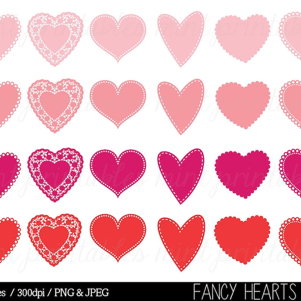 Heart Clip Art - Etsy