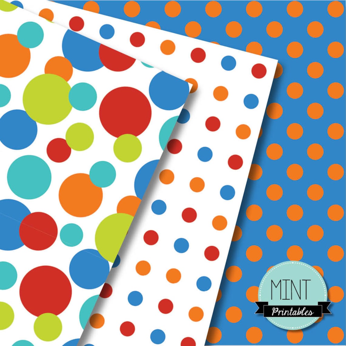 Digital Paper Birthday Party Invitation Scrapbooking Papers - Etsy