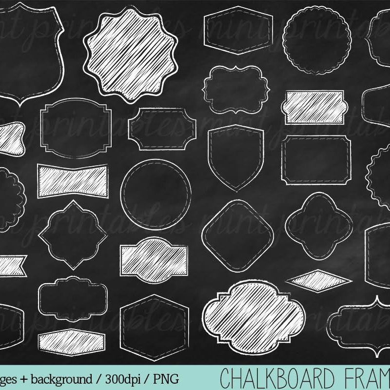 Chalkboard Frames - Etsy