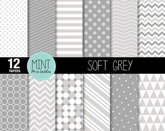 Gray Chevron Stripes - Etsy