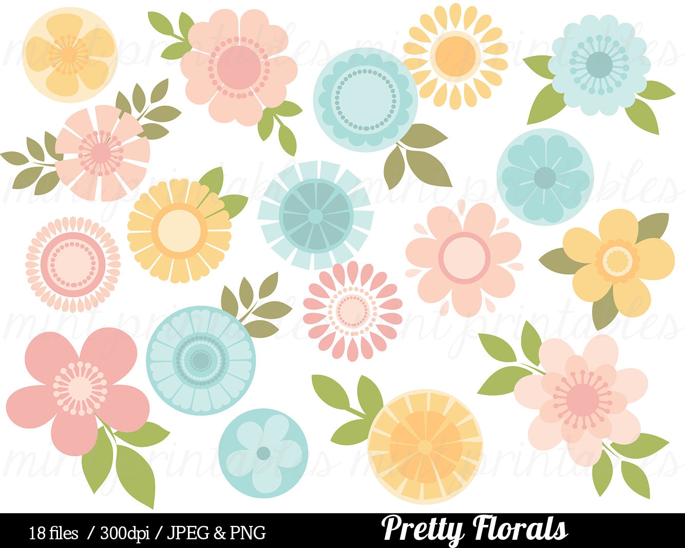 Cute Pink Flower Clipart No Background
