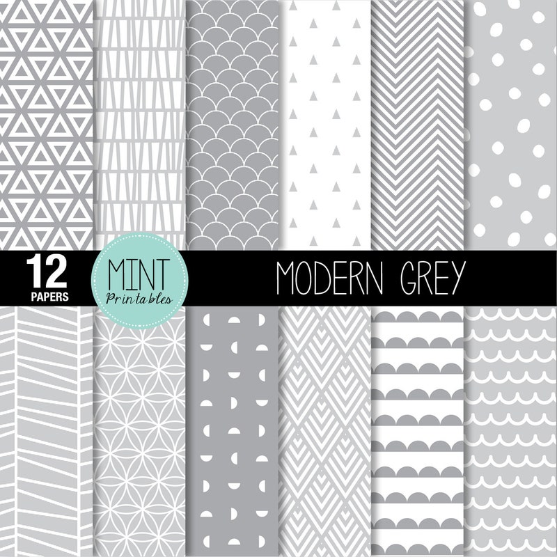Gray Chevron Pattern - Etsy