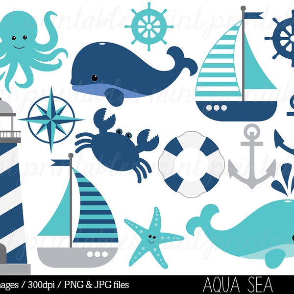 Nautical Clip Art - Etsy