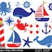 Anchor Clipart Clip Art, Nautical Clipart, Helm Clipart, Sailing Ocean ...