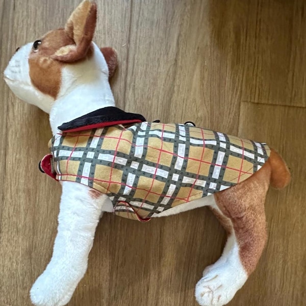 Burberry Dog Jacket - Etsy