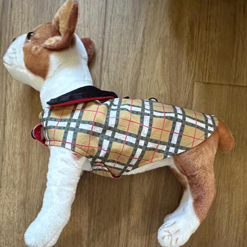 Burberry Dog Jacket - Etsy