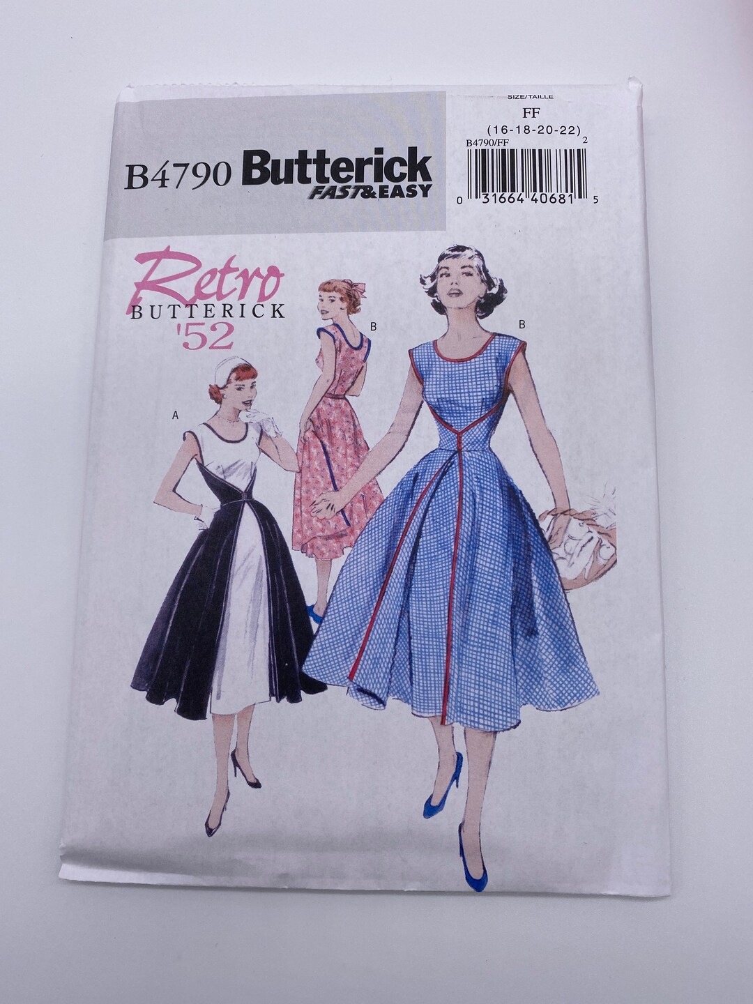 The Sewing Bee ' Walkaway Dress' Paper Pattern. Retro - Etsy UK