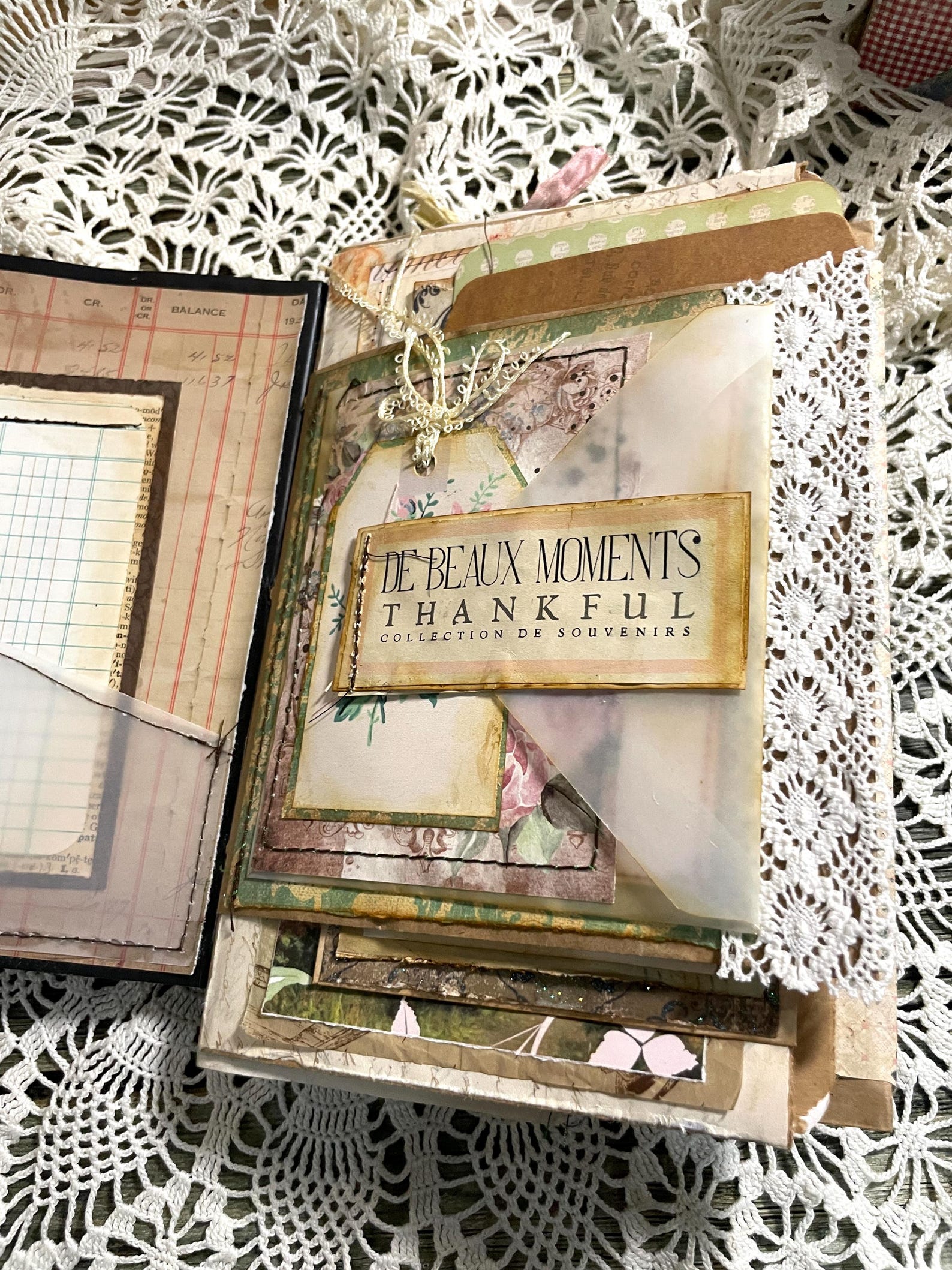 Beautiful Handmade Vintage Theme Junk Journal/scrapbook/memory Keeper ...