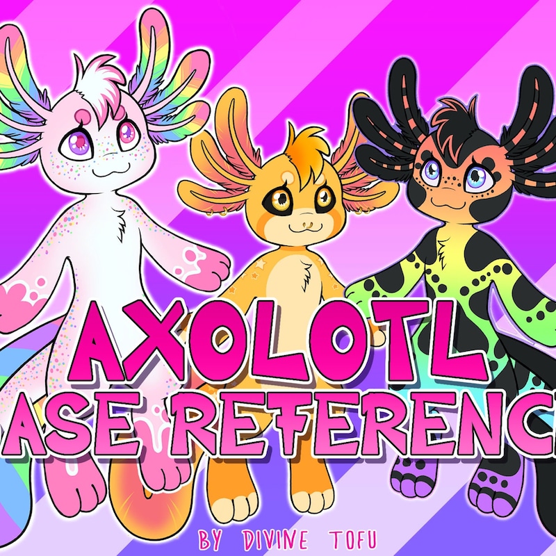 Axolotl Fursuit - Etsy