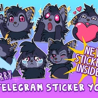 Furry Sticker - Etsy
