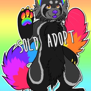 Red Panda Base Reference Sheet Male/female - Anthro Furry Art / Instant ...