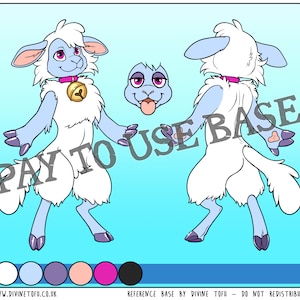 Sheep / Goat / Lama Base Reference Sheet - Etsy Australia