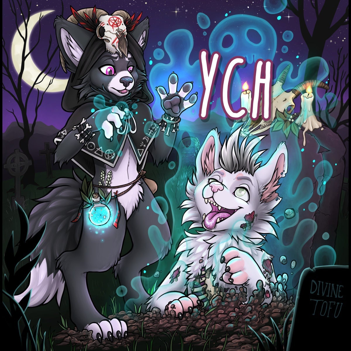 Digital FURRY portrait, furry Cartoon from Photo, anthro Drawing ...