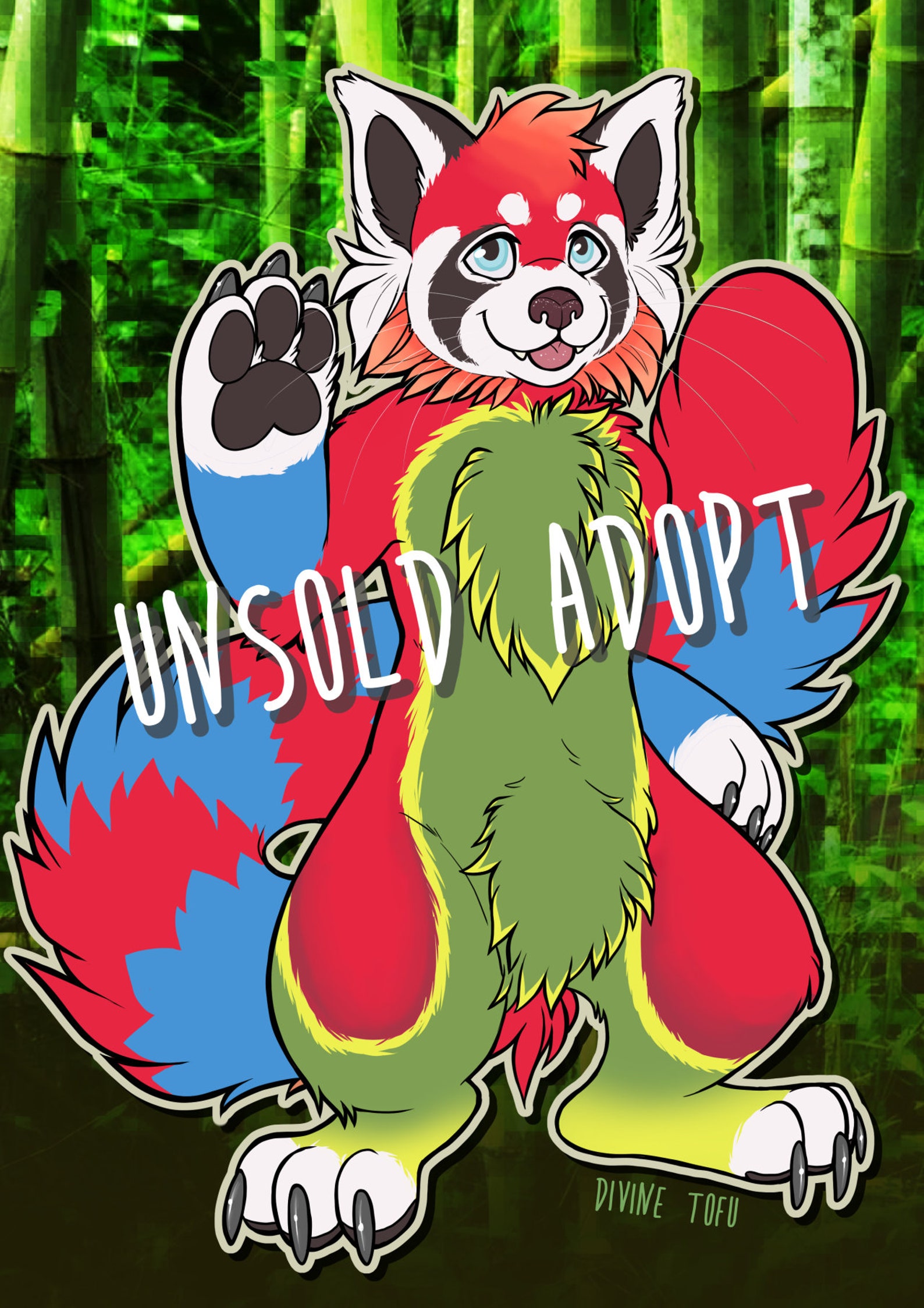 Red Panda Base Reference Sheet Male/female Anthro Furry Art - Etsy