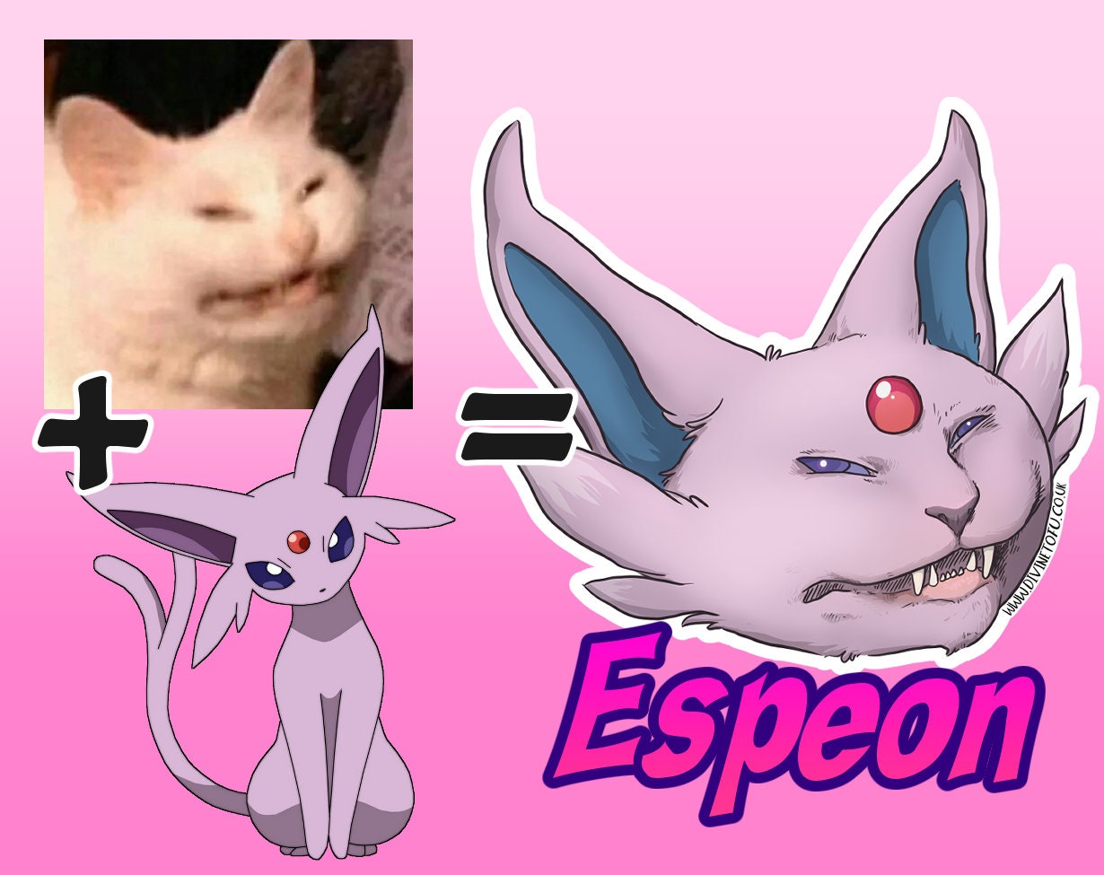 Pokemon Meme Cats Conjunto de pegatinas de vinilo mate - Etsy España