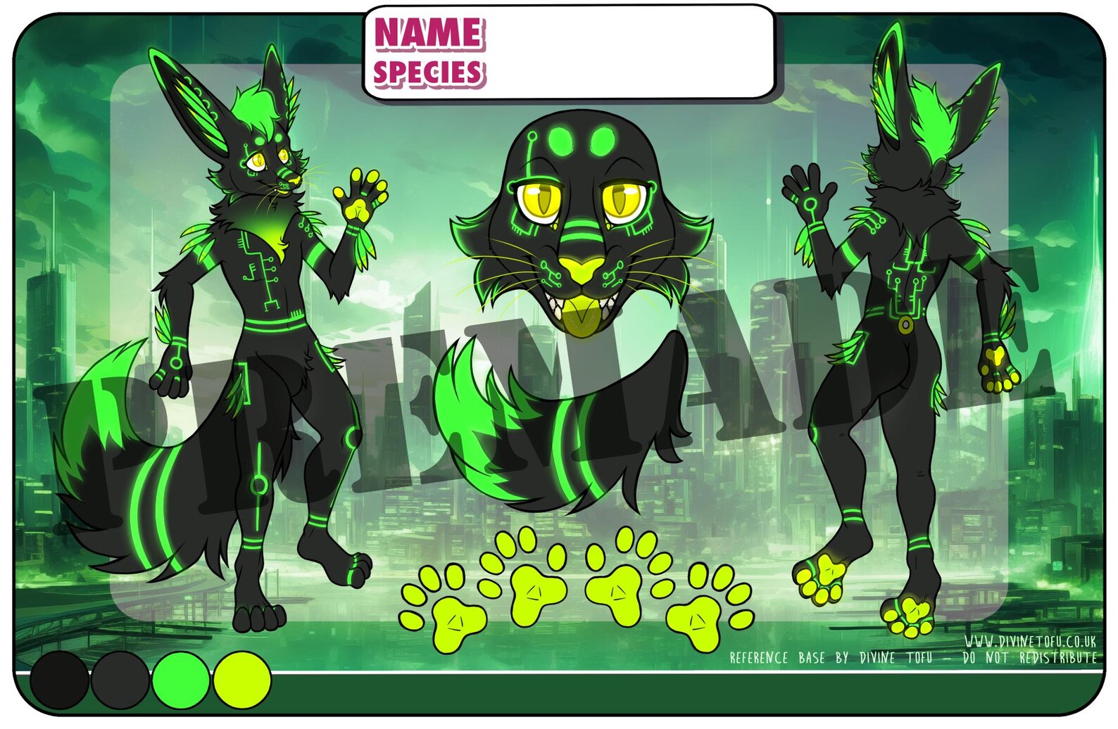 Rexouium / Rex Base Reference Sheet Male/female/genderless - Anthro ...