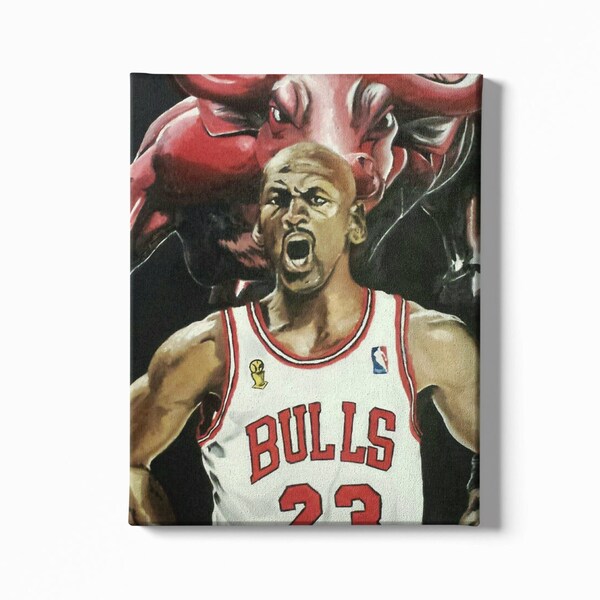 Michael Jordan Oil Painting - Etsy