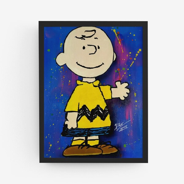 Charlie Brown Painting - Etsy