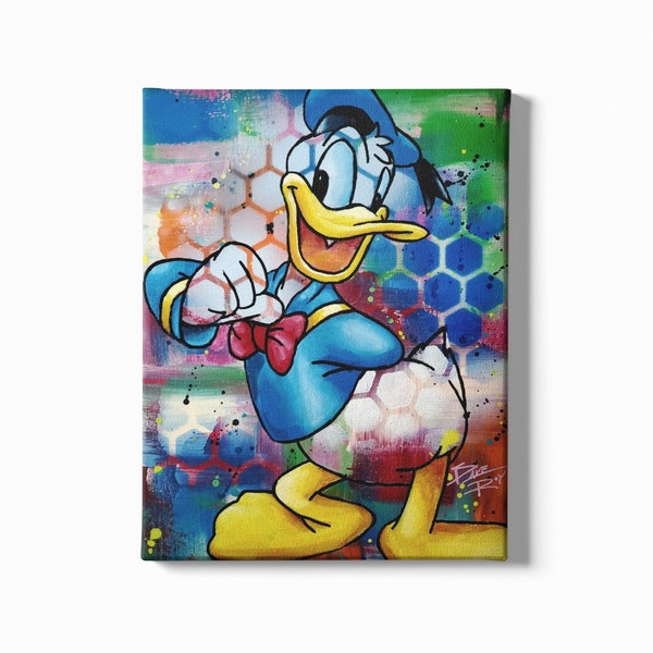 Donald Duck Pop Art - Etsy