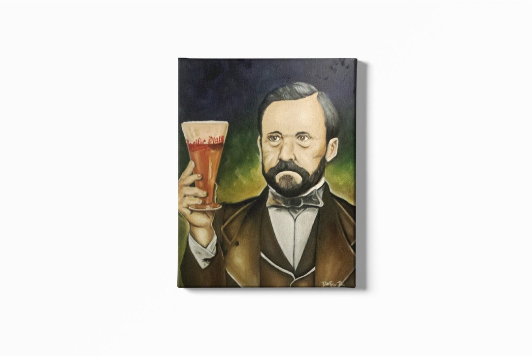 Louis Pasteur Acrylic Painting,louis Pasteur Acrylic Art,louis Pasteur ...