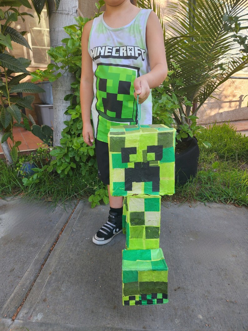 Minecraft Creeper Piñata Made in the USA Pinata Birthday Party Games ...