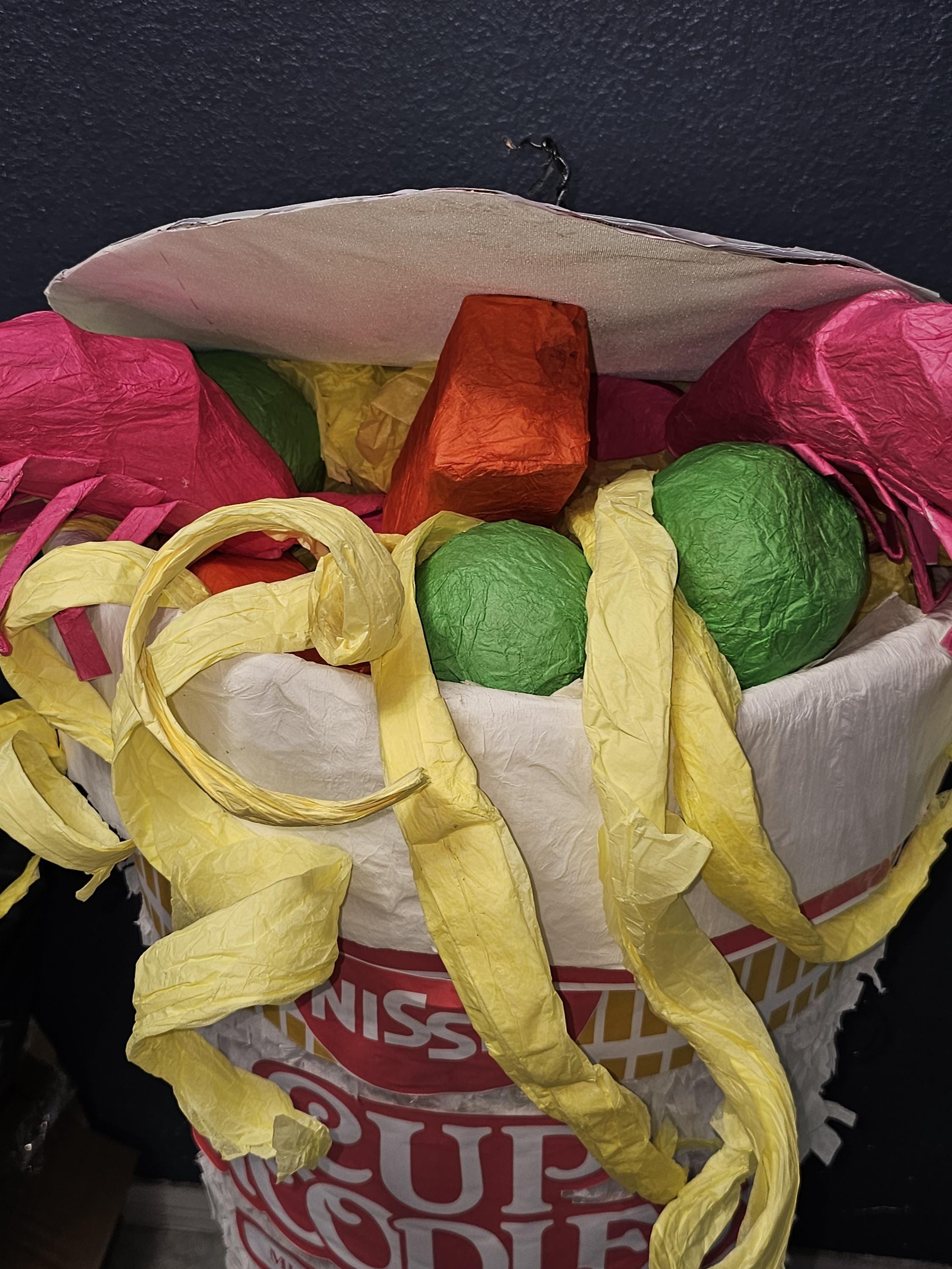 Cup Noodles Piñata Mexican Birthday Party Games Maruchan Ramen Sopa De ...