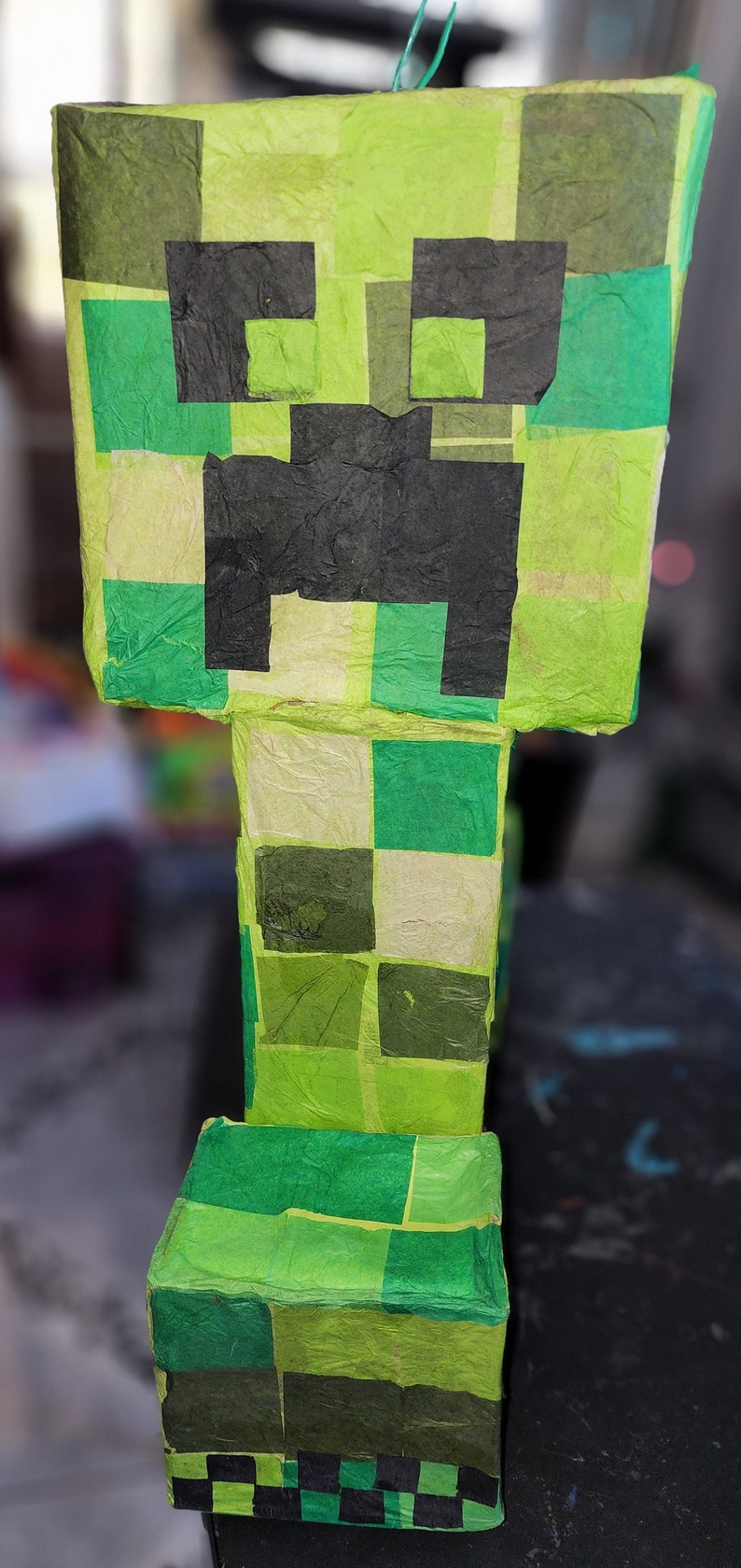 Minecraft Creeper Piñata Made in the USA Pinata Birthday Party - Etsy