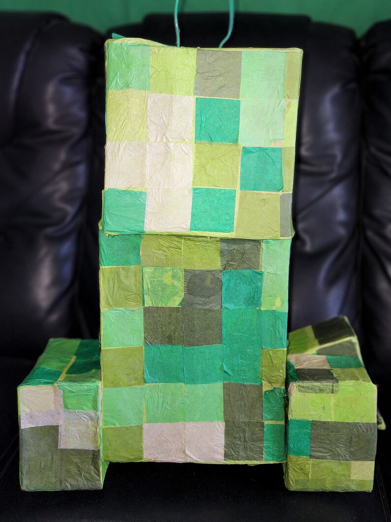 Minecraft Creeper Piñata Made in the USA Pinata Birthday Party Games ...