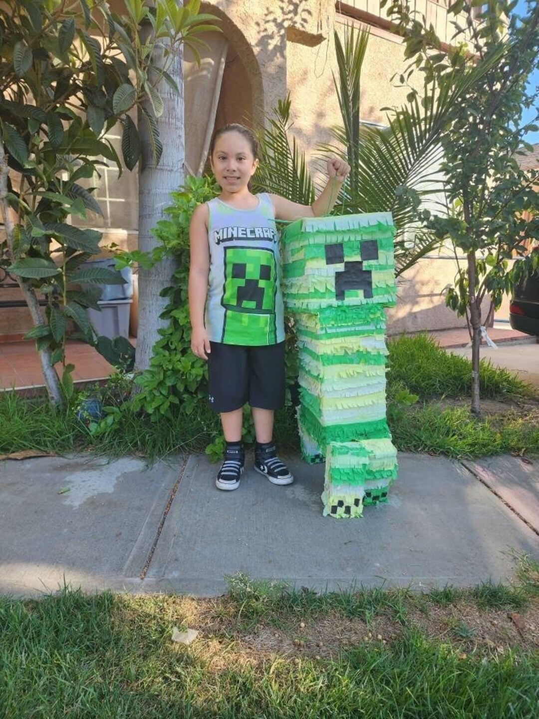 Minecraft Creeper Piñata Pinata Birthday Party Video Games Microsoft ...
