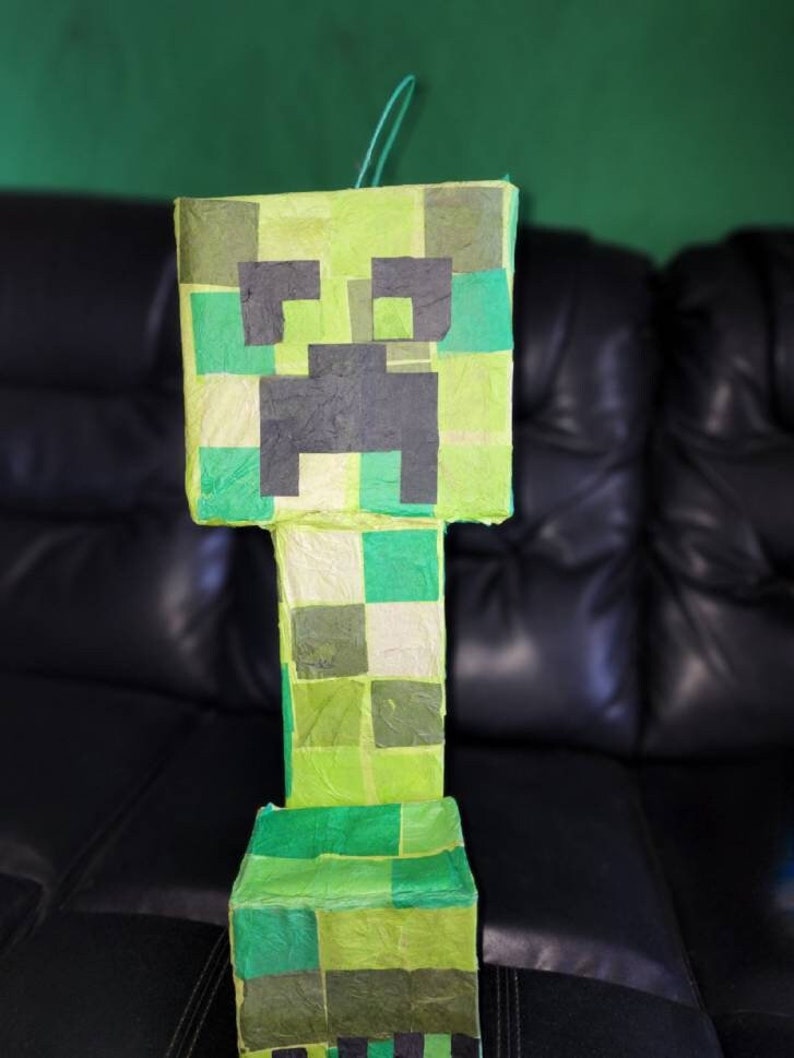 Minecraft Creeper Piñata Made in the USA Pinata Birthday Party - Etsy