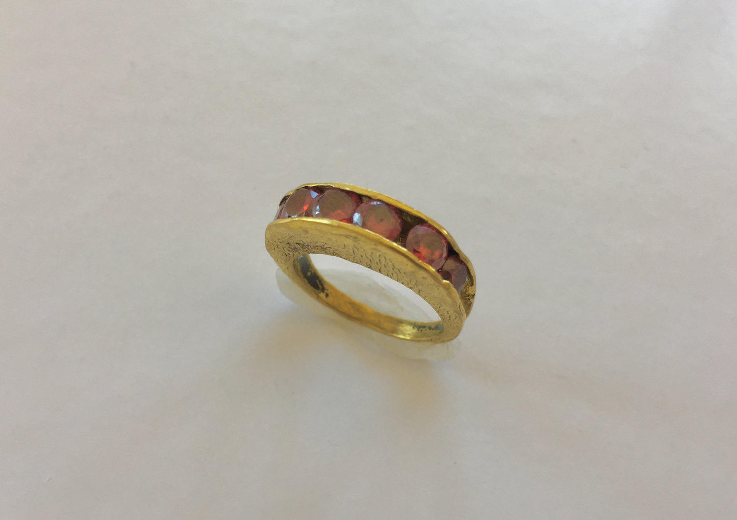 Stackable Ring Berry Red Ring Garnet Ring Ruby Ring - Etsy UK