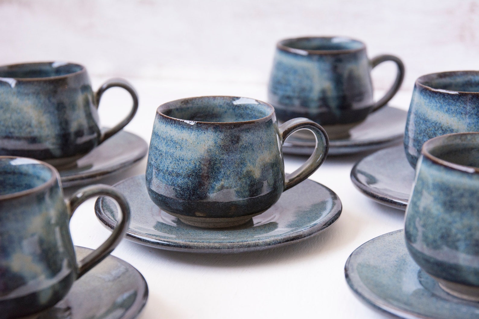 Set of 6 Pottery Espresso Cups | Etsy