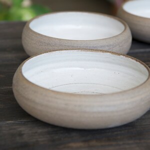 Small Rustic Pottery Shallow Bowl - Etsy