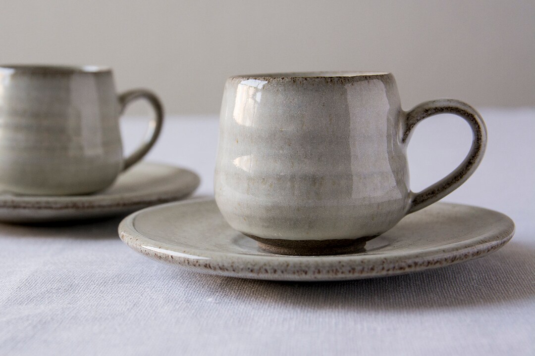 Stoneware Pottery Espresso Cup - Etsy
