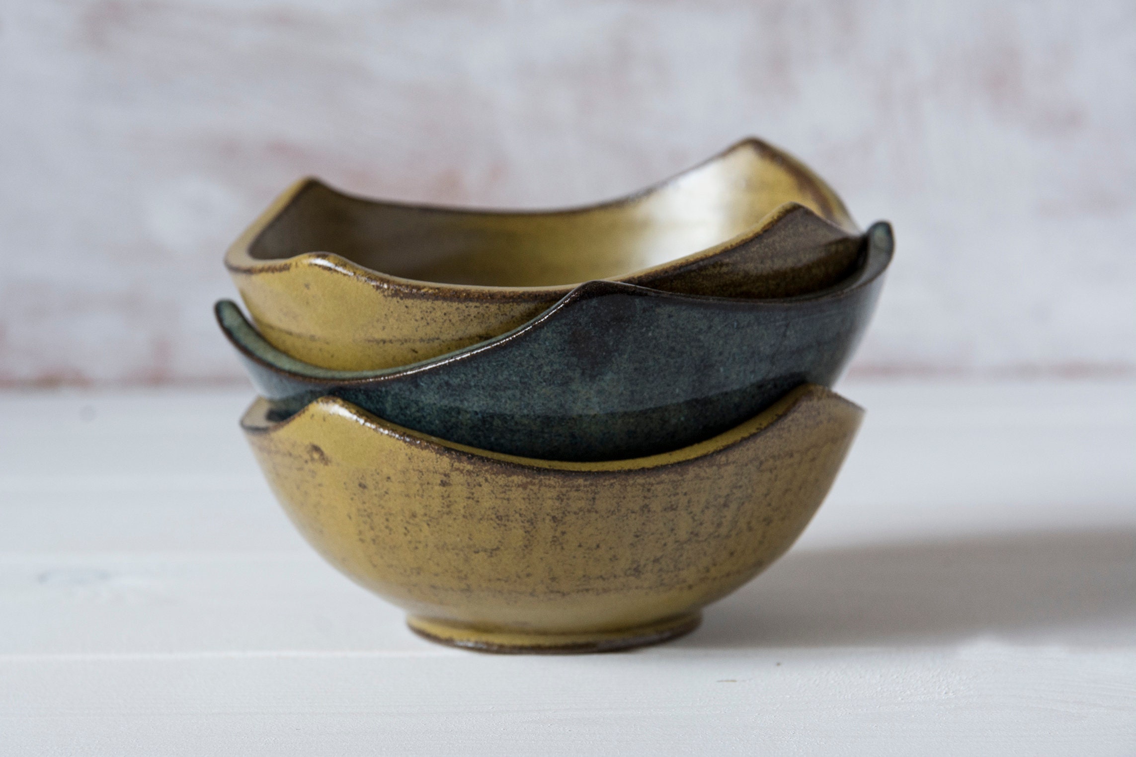 Shaped Prep Bowls Versatile Set of 3 Mini Bowls | Etsy