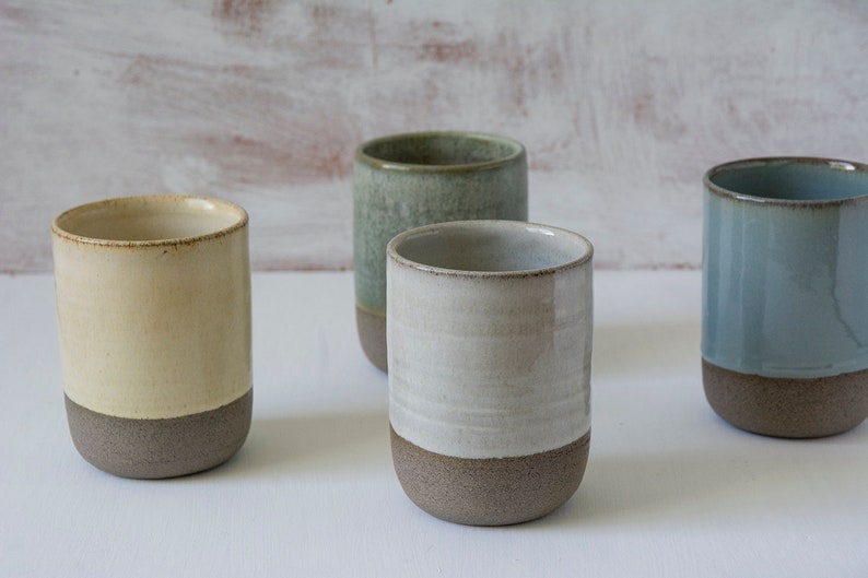 Stoneware Ceramic Tumblers 10 fl. oz | Etsy