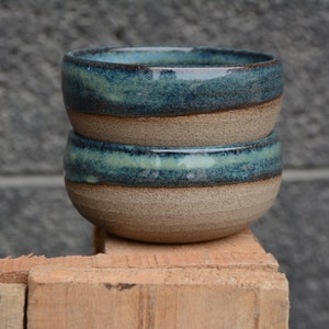 Ceramic Pottery Bowls, Set of 4 Condiment Bowls - Etsy