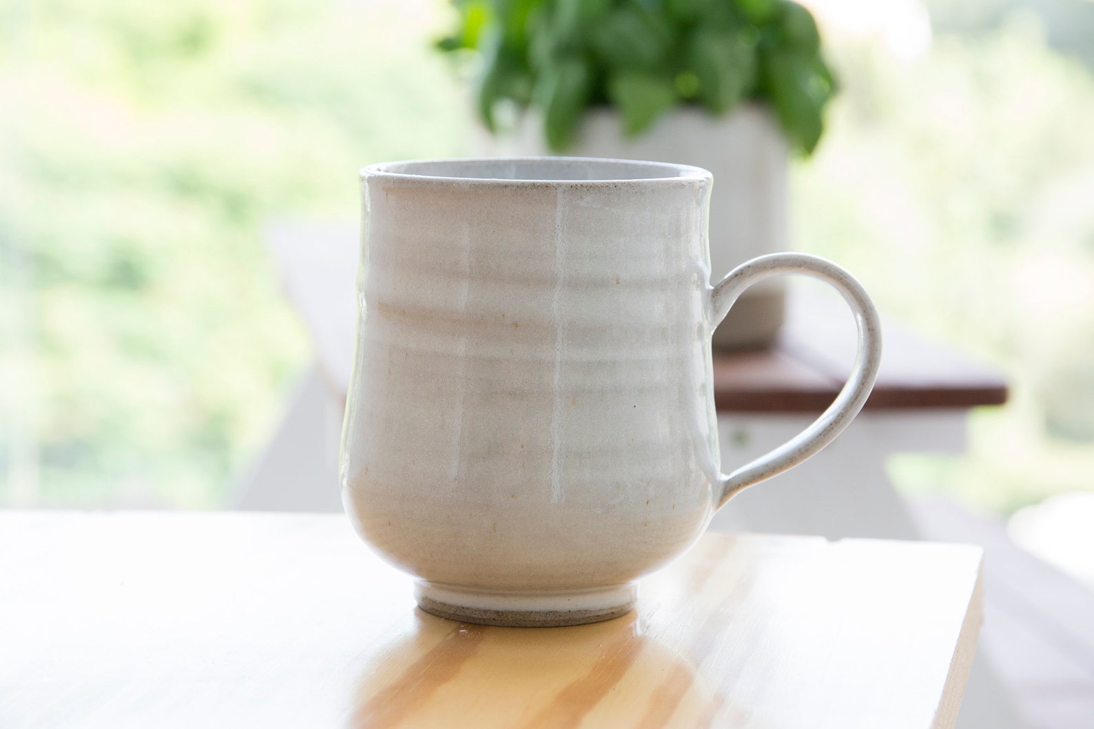 Ceramic White 10 Fl. Oz Coffee Mug - Etsy