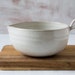 Ceramic White Pottery Small Mixing Bowl - Etsy