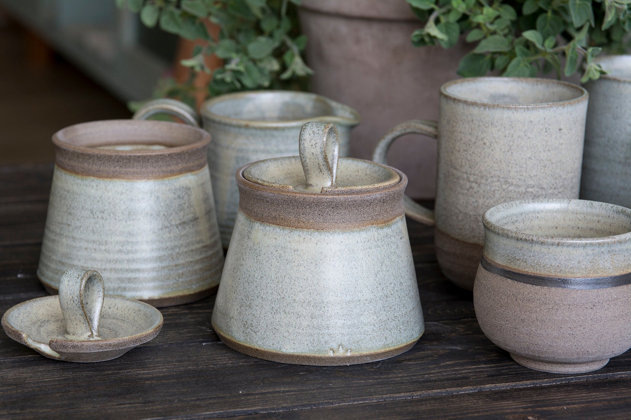 Wheel Thrown Pottery Sugar Bowl With Lid - Etsy