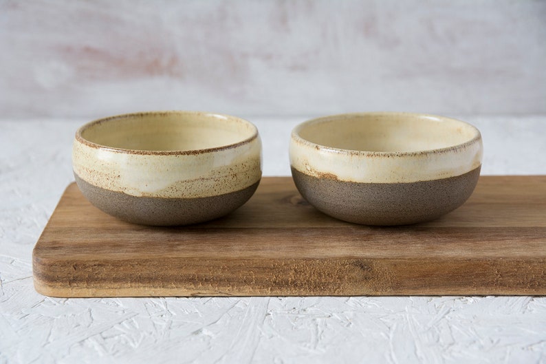 Small Ceramic Bowl Rustic Yellow Mini Bowls Dipping Bowls - Etsy UK
