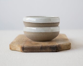 Set of 2 Small Condiment Bowls Contemporary Salt and Pepper - Etsy