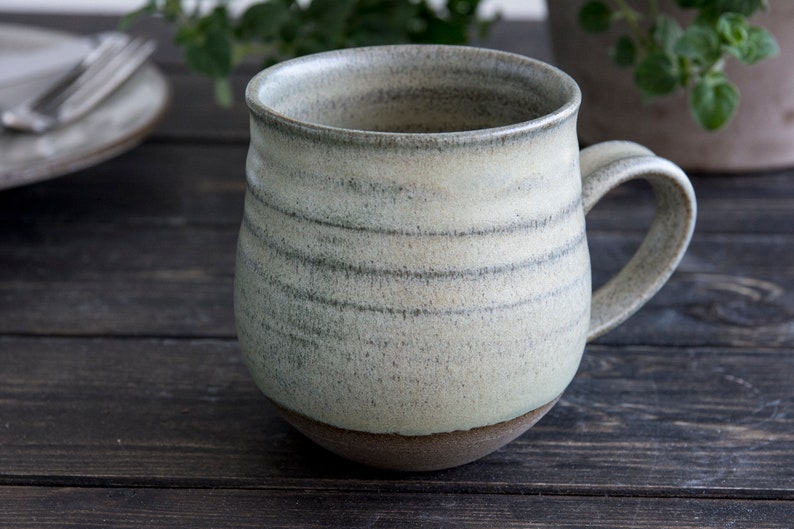 Cozy Ceramic Yellow Mug - Etsy