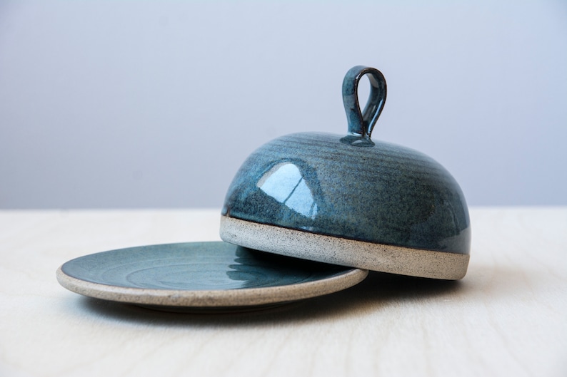 Ceramic Round Butter Dish With Lid - Etsy