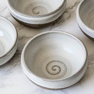 Ceramic Pottery Bowls, Set of 4 Condiment Bowls - Etsy