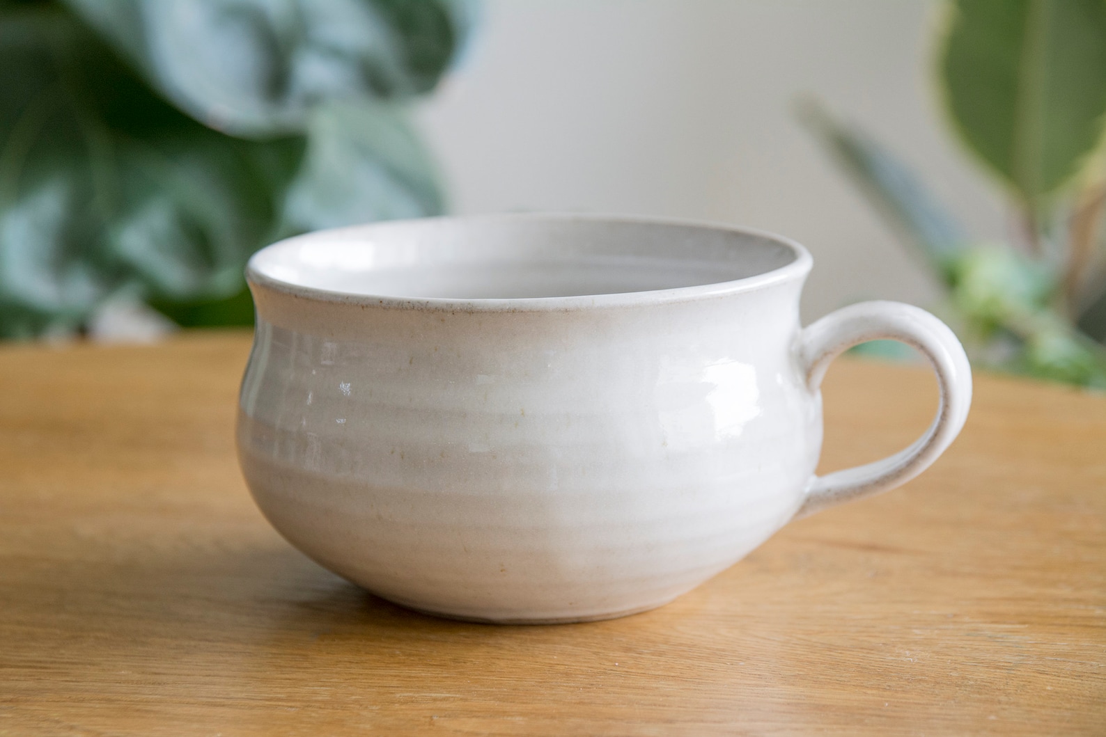 Ceramic Soup Bowl With a Handle Soup Mug | Etsy
