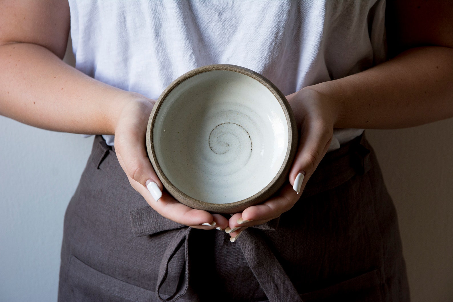 Small Rustic Pottery Shallow Bowl - Etsy