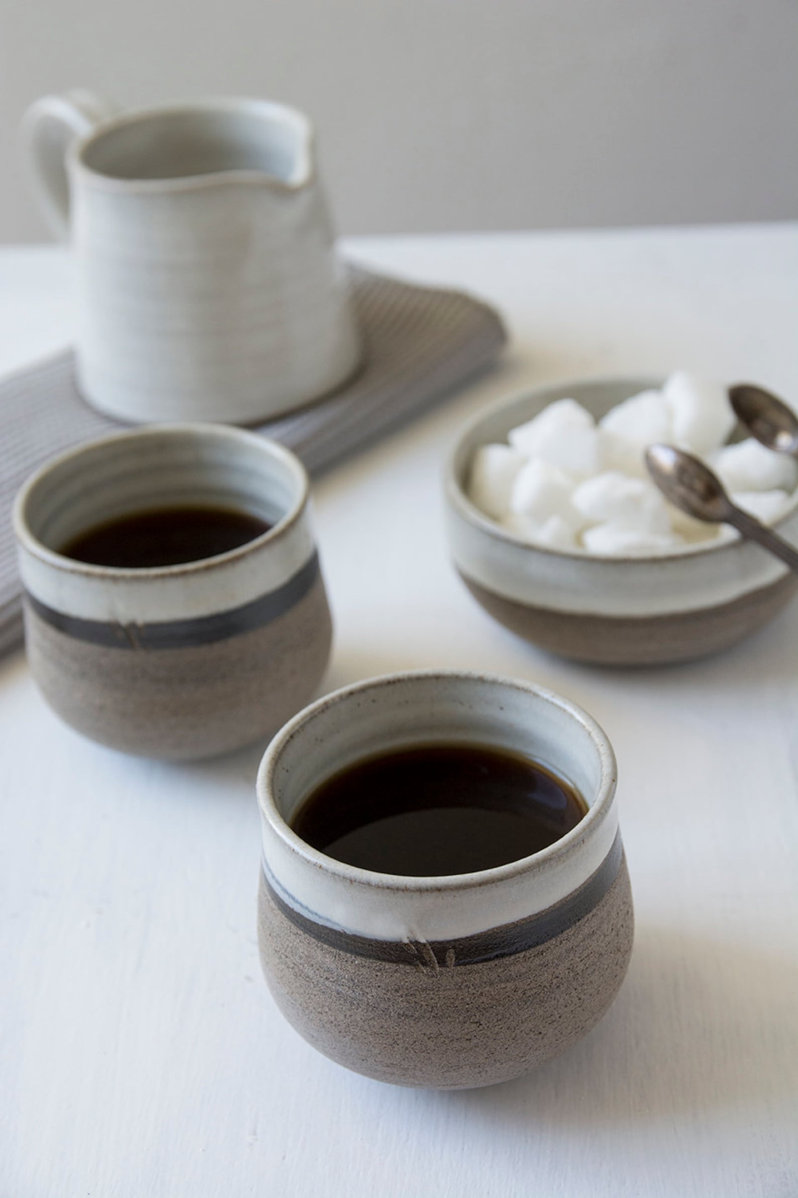 Set of 2 Ceramics Cups Handmade Pottery Small Coffee Cups - Etsy