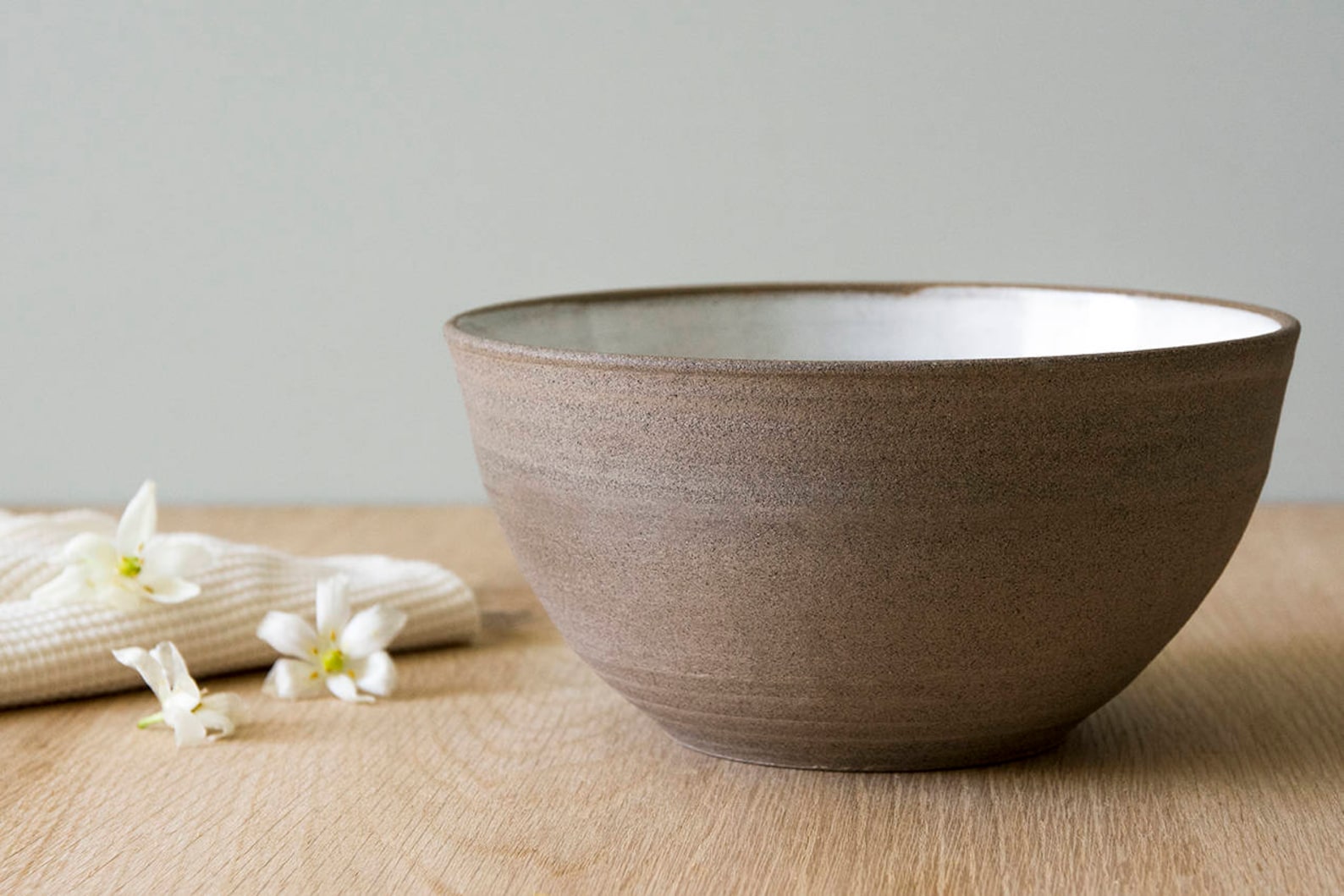 Ceramic Mixing Bowl, Serving Bowl, Pottery Salad Bowl, Stoneware Bowl ...